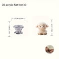Adorable Sheep-Patterned Toilet Flush Buttons - 2pcs Decorative and ...