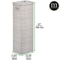 mDesign Large Container Wrap Bin: Tall Gift-Wrapping Storage Box with ...