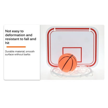 Indoor Folding Portable Suspension Punch-free Mini Plastic Basketball ...