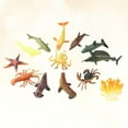 GAXIRE Mini Ocean Animals Figures 12Pcs Assorted Color For Infants ...