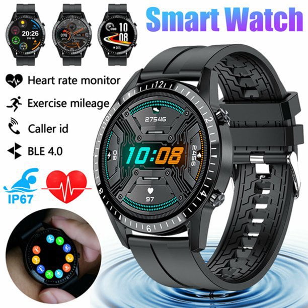 Smart Watch for Men, Fitness Watch, Blood Pressure Watch with Heart ...