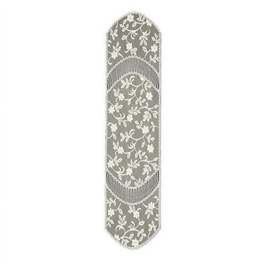 Heritage Lace HD-1449CG Damask 14 x 49 in. Runner, Colonial Gold ...