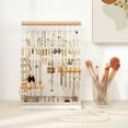 Sfugno Jewelry Organizer Stand, Jewelry Storage Box with Double Rods ...