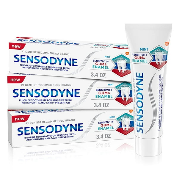 Sensodyne Toothpaste Sensitivity Gum and Enamel, Triple Protection ...