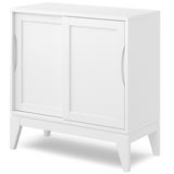 Harper 30 inch Wide Solid Hardwood Mid-Century Modern Low Storage ...