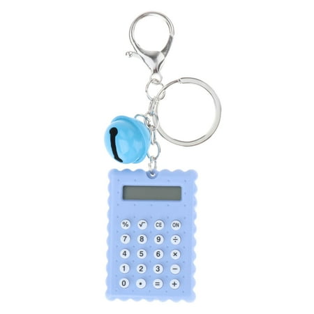 Mini Calculator 8 Display Portable Computer Kindergarten Students Blue ...