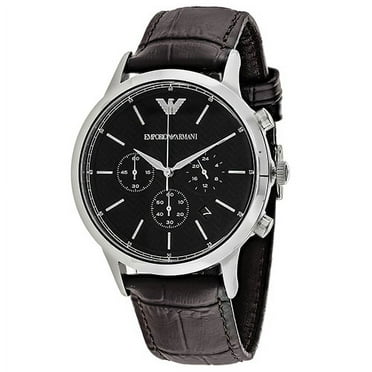 Emporio Armani Men's Chronograph Stainless Steel Classic Dress Watch ...