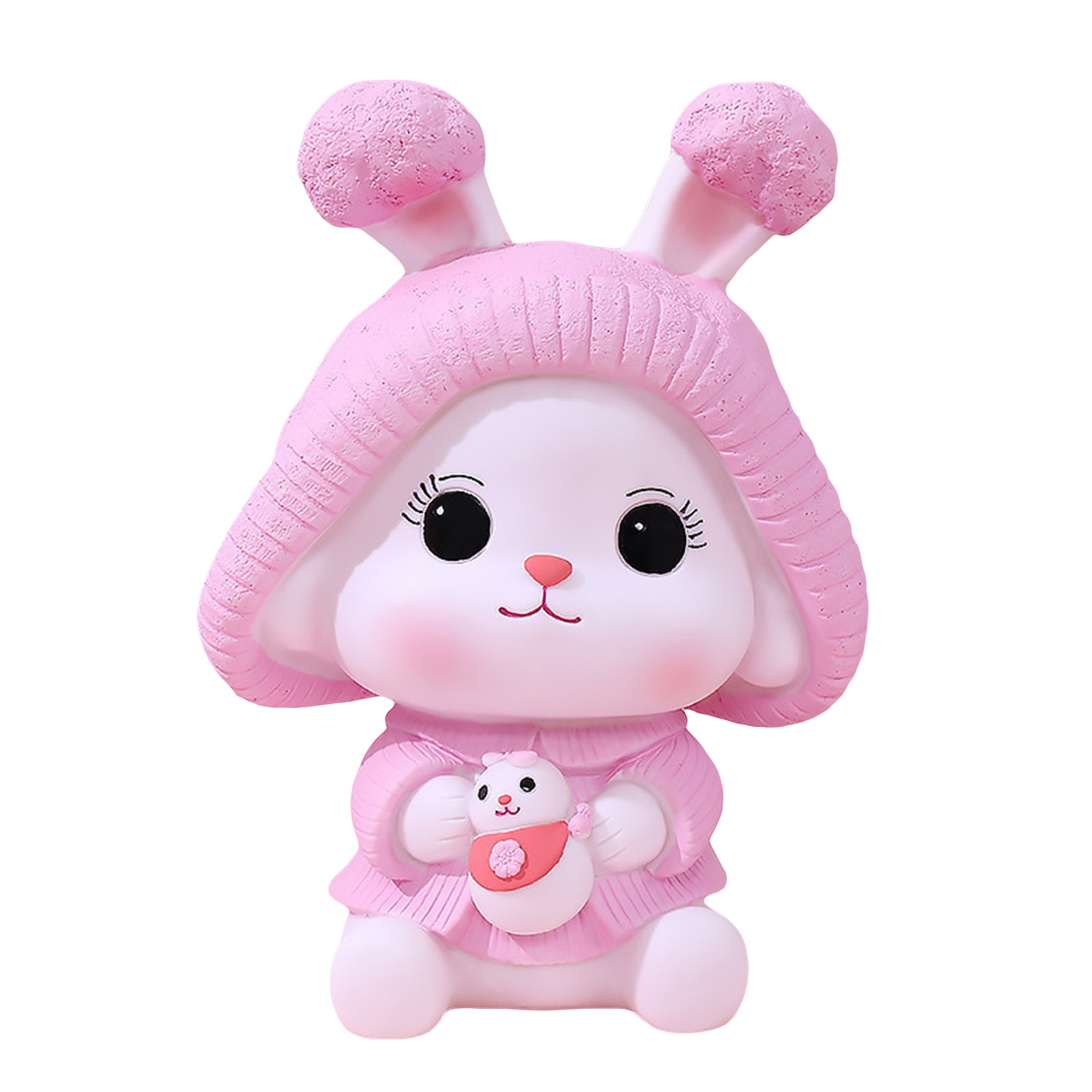 Biekopu Vinyl Toy Piggy Bank, Cartoon Rabbit Pig Boys Girls Gifts ...