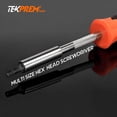 20-Piece Metric & SAE Hex Bit Set with Magnetic 1/4" Screwdriver Bit ...