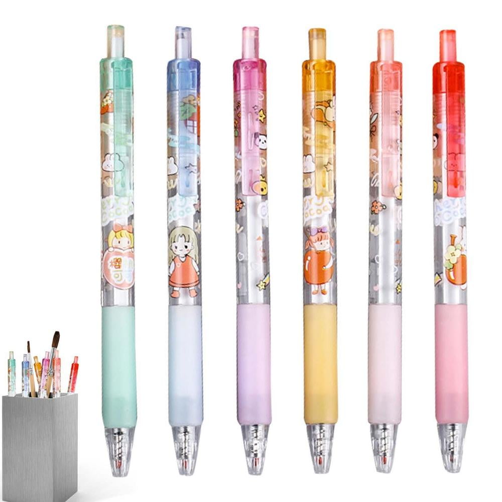Tohuu Anime Pens 6pcs Different Assorted Style Cartoon Anime Ballpoint ...