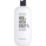 Alyssa Ashley Musk Scented Fragrance Hand & Body Cream, 25.5 Oz / 750 ...