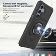 Wireless PROTECH Case Compatible with Samsung Galaxy S24 Phone (Screen Size 6.2") Ring Kickstand ...