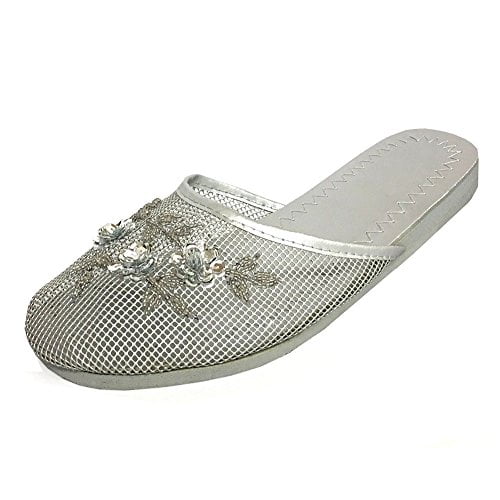Women's Mesh Slippers with Sequin Available in 15 Colors - Walmart.com
