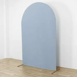 Efavormart Matte Dusty Blue Spandex Fitted Chiara Backdrop Stand Cover ...