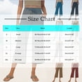 Bloomae Capri Pants for Women - Loose Wide Leg Casual Cropped Trousers ...