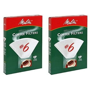 Great Value #4 Cone Coffee Filters, 100 Count for 8-12 Cup Coffee ...