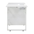 Sew Ready Pro Line Wood Sewing Table with Storage in White - Walmart.com
