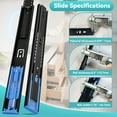Push to Open Soft Close Drawer Slides 1 Pair 10 12 14 16 18 20 22 24 ...