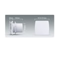 Ventilation fan home bathroom toilet glass window exhaust fan hotel ...