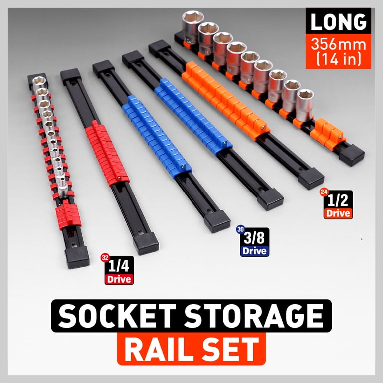 Socket Rail WORKPRO Magnetic Socket Organizer – 1/2