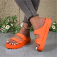 Arch Support Sandals for Women Buckle Strap Slip on Slides Antislip ...