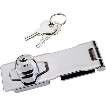 "Key Lock Latch with Built-in Lock, Self-Locking Door Catch for Door ...