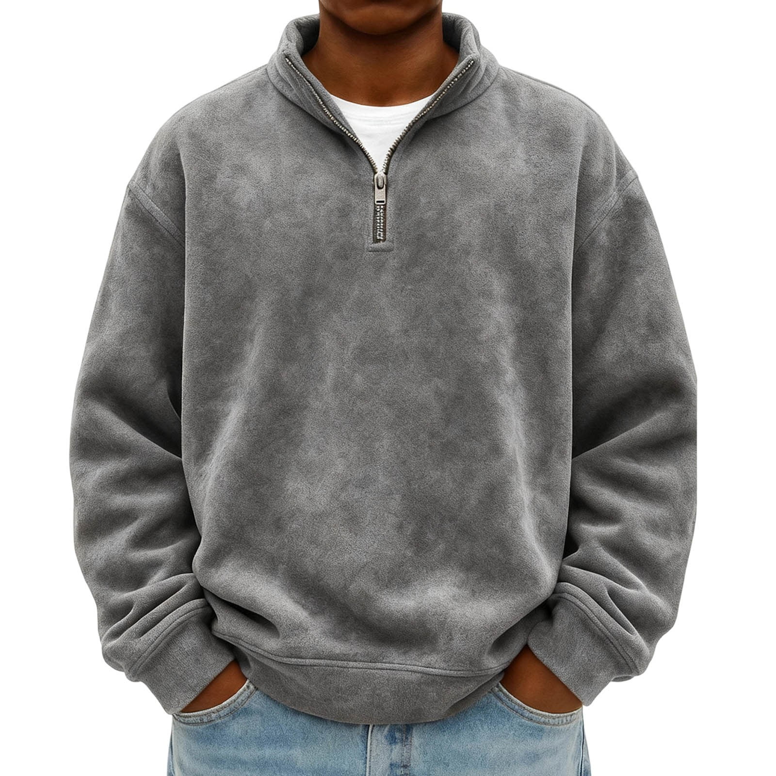 Click here for Kalauyu Quarter Zip Pullover Mock Neck Fleece Soft... prices