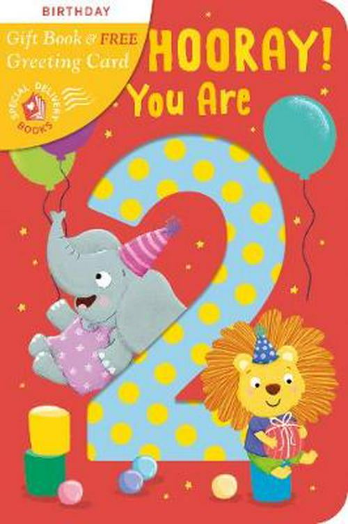 HIP HIP HOORAY YOU ARE 2 BOOK & CARD - Walmart.com