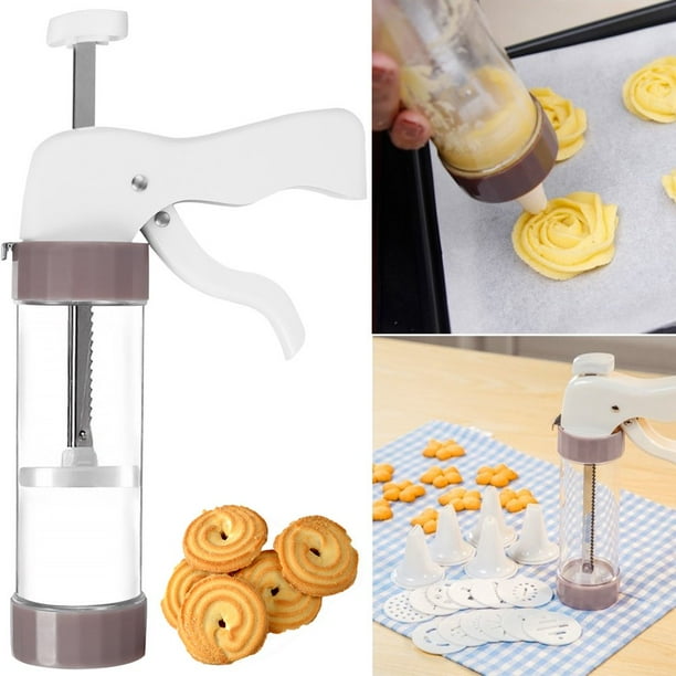AAOMASSR Cookie Press Machine with 13 Cookie Discs and 6 Icing Nozzles ...