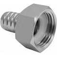ZHANYU-Beduan Stainless Steel Garden Hose Swivel Fitting 3/8" Barb x 3/ ...