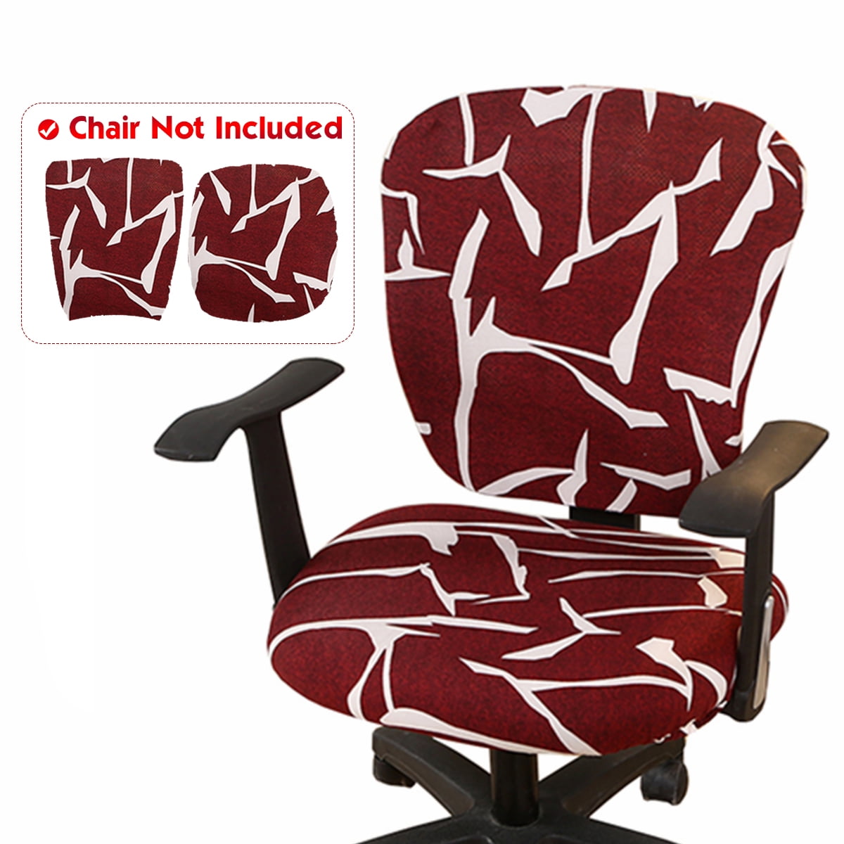 Chair Covers Stretch Jacquard Home Office Computer Chair Seat Covers ...