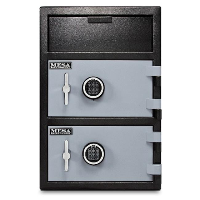 Depository Safe with Dual Doors Stacked 2 Electronic Locks - Walmart.com