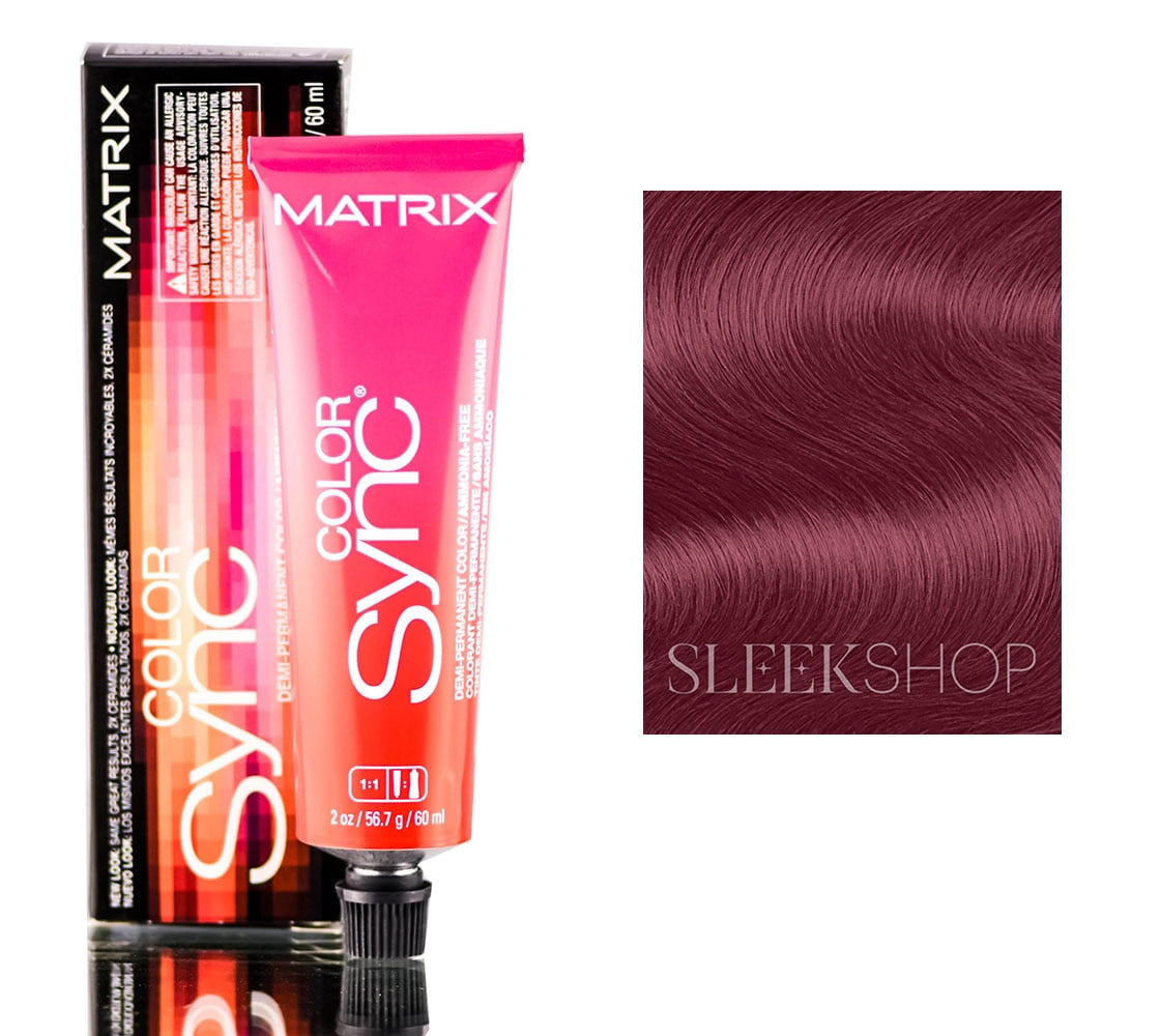 Matrix - Matrix Color Sync, Hair Color, Demi-Permanent Haircolor - 4RV ...