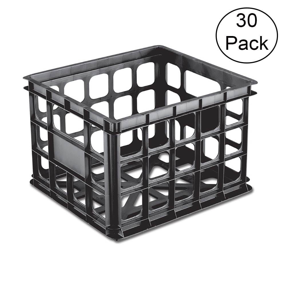 New Sterilite Storage File Crate Black Single Holds letter size hanging ...