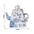 Efavormart 25 Pack White Blue Mini Teapot Gift Boxes with Chinoiserie ...
