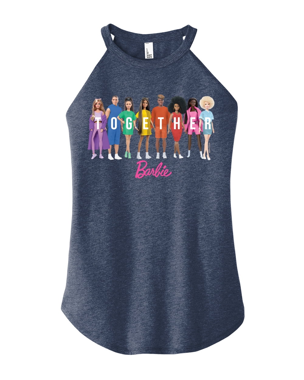 Barbie Pride - Together - Juniors High Neck Tank Top - Walmart.com