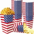Flag Popcorn Boxes 48 Pack, Disposable Patriotic Snack Holders for 4th ...