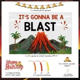 Volcano Party Decoration Hot Lava Party, It's Gonna Be A Blast Backdrop ...
