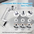 1440? Swivel Faucet Extender with 2 Mode Splash, Retractable Rotating ...