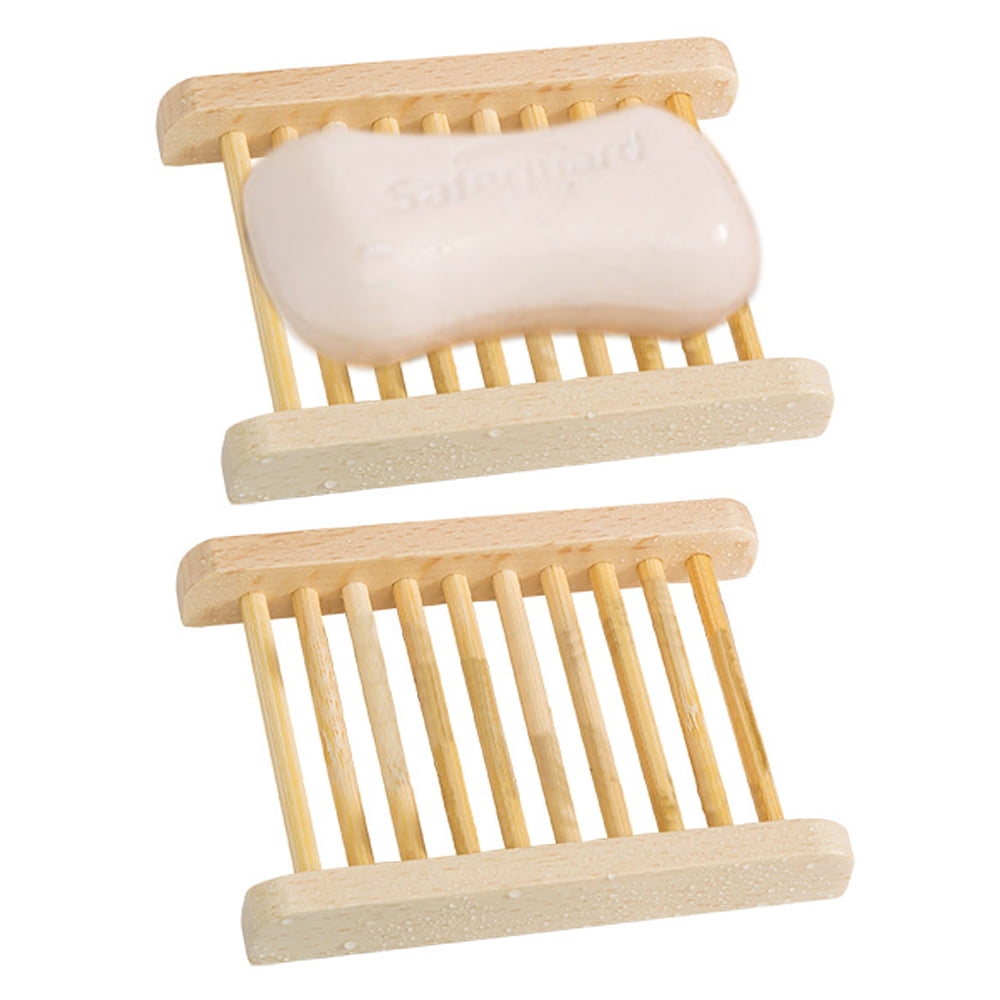 Jaboneras, paquete de 2 jaboneras de bambú, jaboneras | Walmart en línea