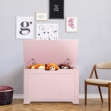 HomGarden Large Wooden Toy Chest Trunk, 150L Child Storage Box Cabinet ...