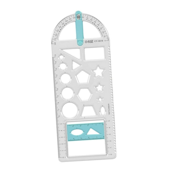 Geometric Ruler Stencils Measuring Draft Rulers for Tailor Teachers ...