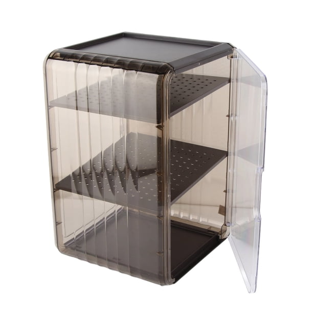 Clear Cup Storage Box Stackable Organizer Rack For Cabinet And Desktop ...