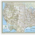 National Geographic United States Classic Map, Enlarged and Laminated ...