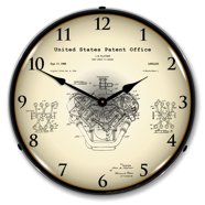 BOR1408538 Chessie System Railroad clock - Made in USA - Walmart.com
