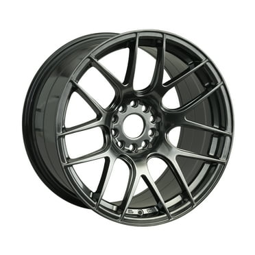 Primax P49-52778542N 17 x 8.25 in. Chromium Wheel Rims with 5 x 100 mm Outer Shell, Black ...