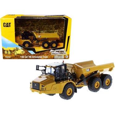 Diecast Masters 85542 Wheeled Scraper Tractor High Line Series 1 by 125 Diecast Model Car for ...