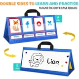 CVC Word Building Pocket Chart, Dry Erase Board with Sight Words Flash ...
