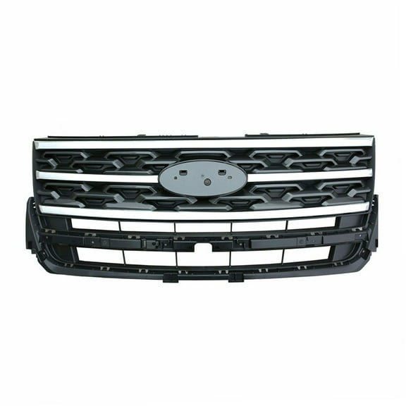 LABLT Front Bumper Upper Grille Assembly 623109HS1A Fit for Nissan ...