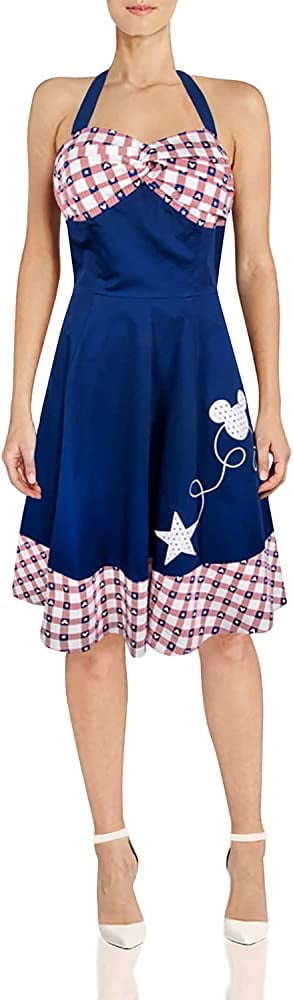 Disney Theme Parks Mickey Mouse Americana Dress for Women Size XS Blue ...